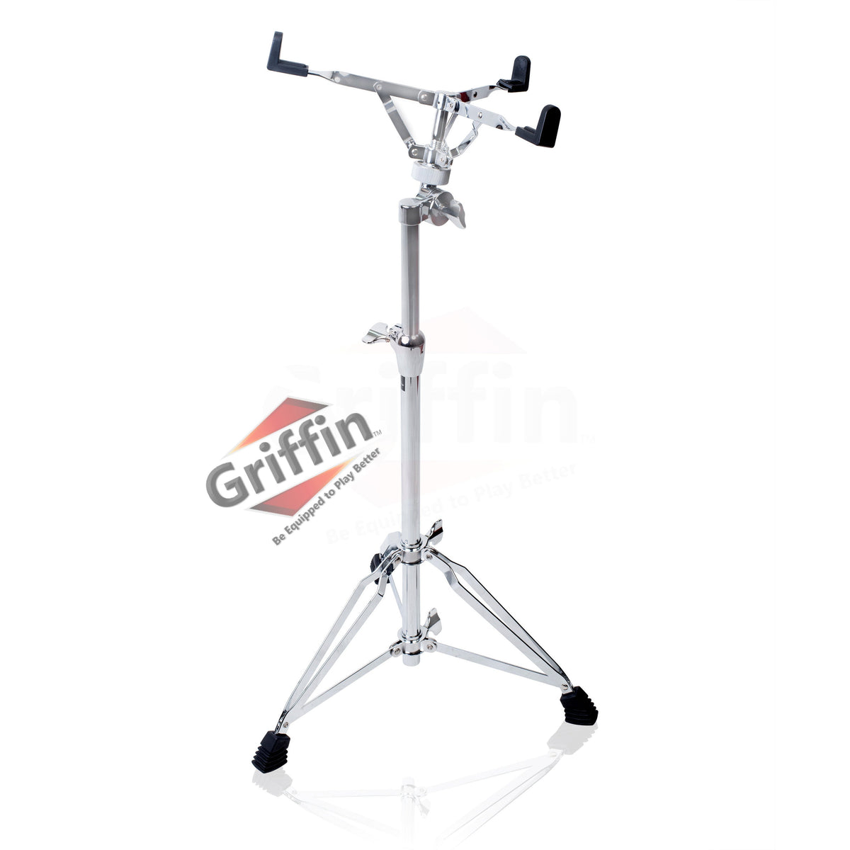 Snare Drum Stand Extended Height by GRIFFIN - Tall Adjustable Height S ...